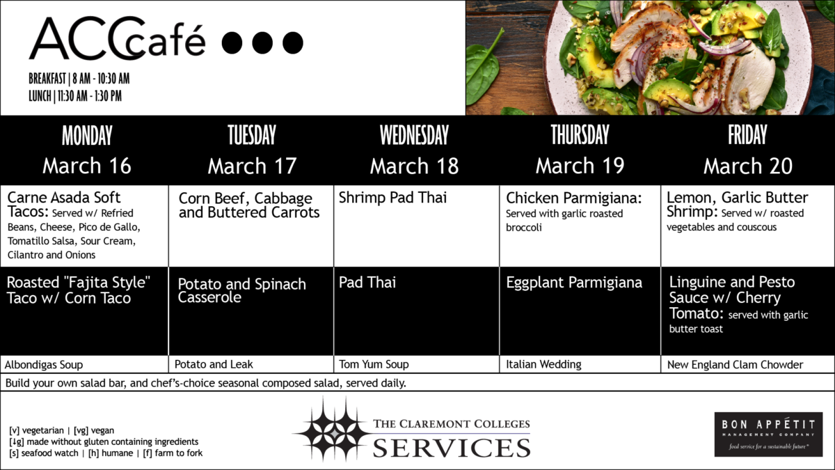 ACC Cafe - The Claremont Colleges Services