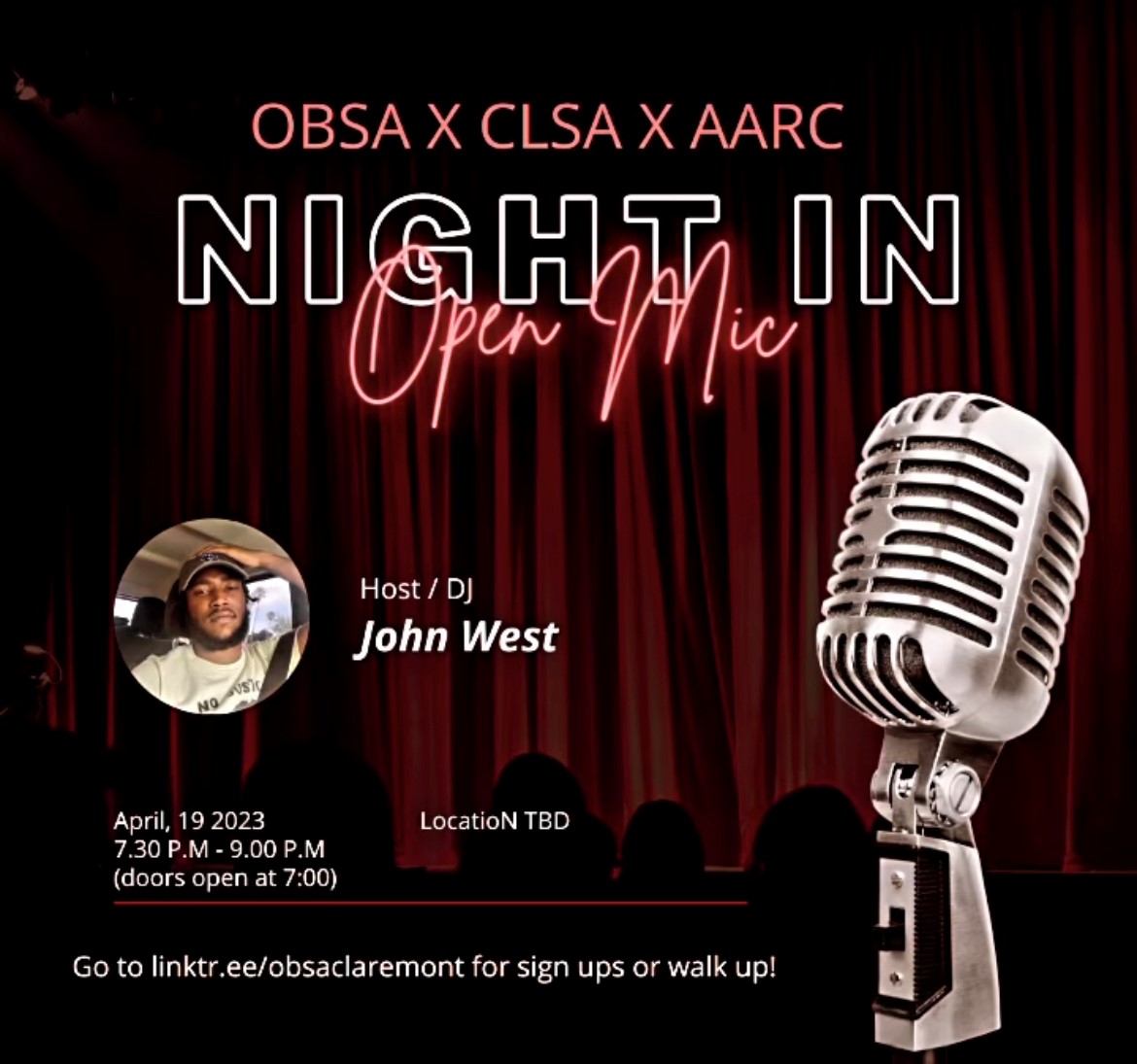 CLSA, OBSA, and AARC: Open Mic - The Claremont Colleges Services